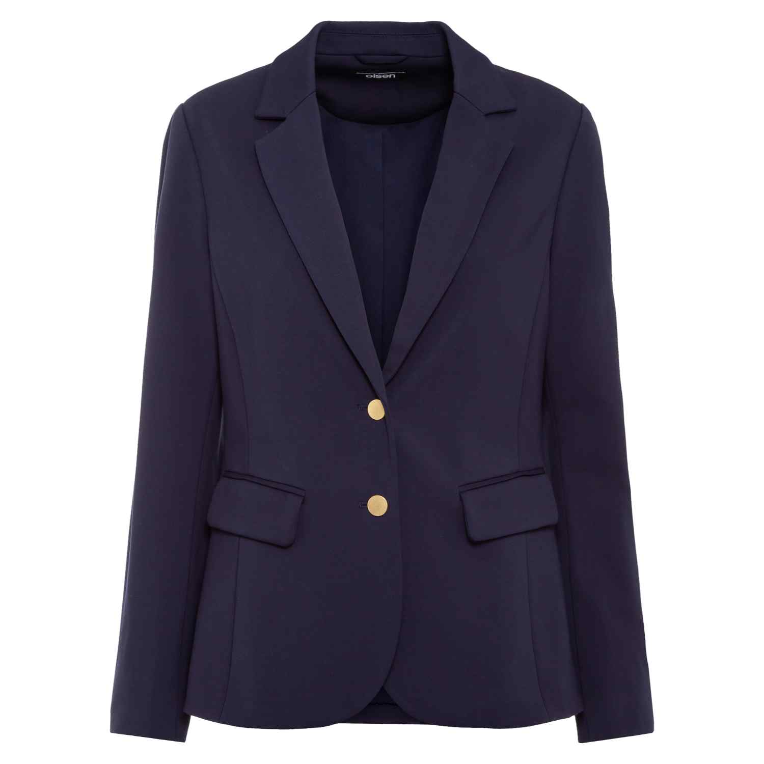 OLSEN Classic Blazer in Ink Blue - Obsessions Fashion